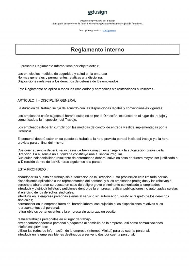 Exención de responsabilidad: Plantilla gratuita en formato Word o PDF | Edusign