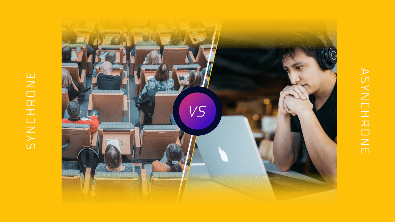 Asynchrone Synchrone : les différences d'apprentissage | Edusign