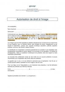 Autorisation droit à l'image : Modèle gratuit en format Word, PDF | Edusign