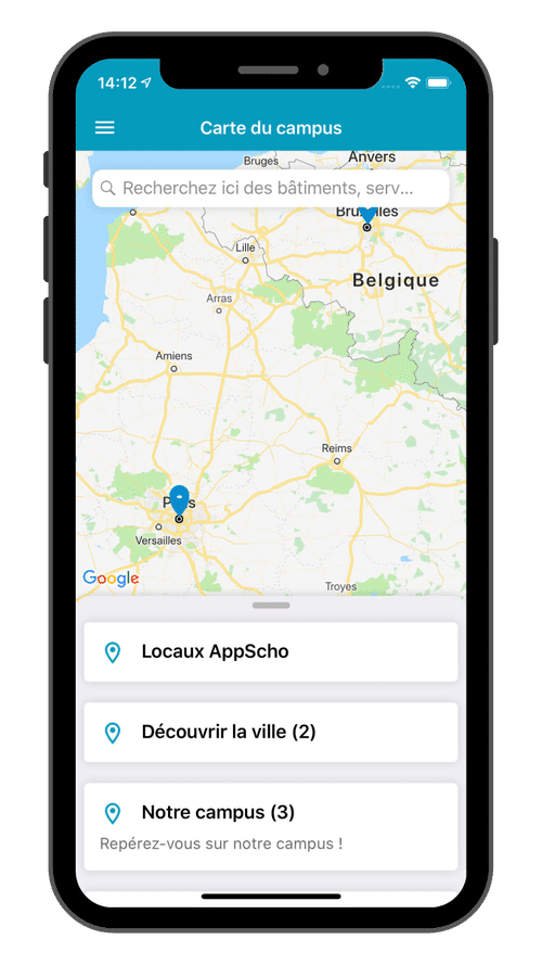 Explorez votre Université avec Notre Plan Interactif | Navigation Immersive, Personnalisation et ...
